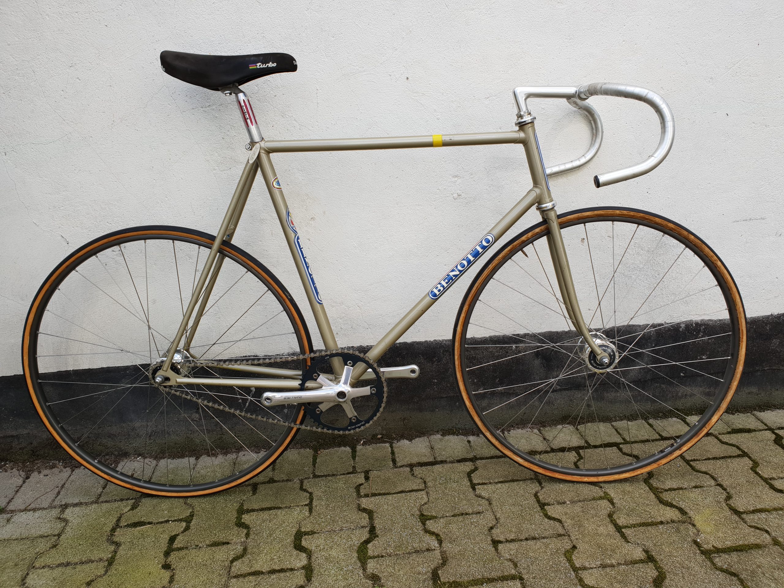 Benotto Bahnrad 60cm Shimano Dura Ace - Rennräder